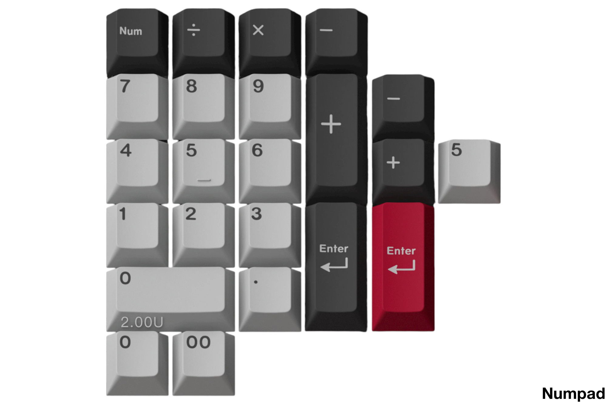 Keykobo One More Rep Keycap Kit · Milktooth